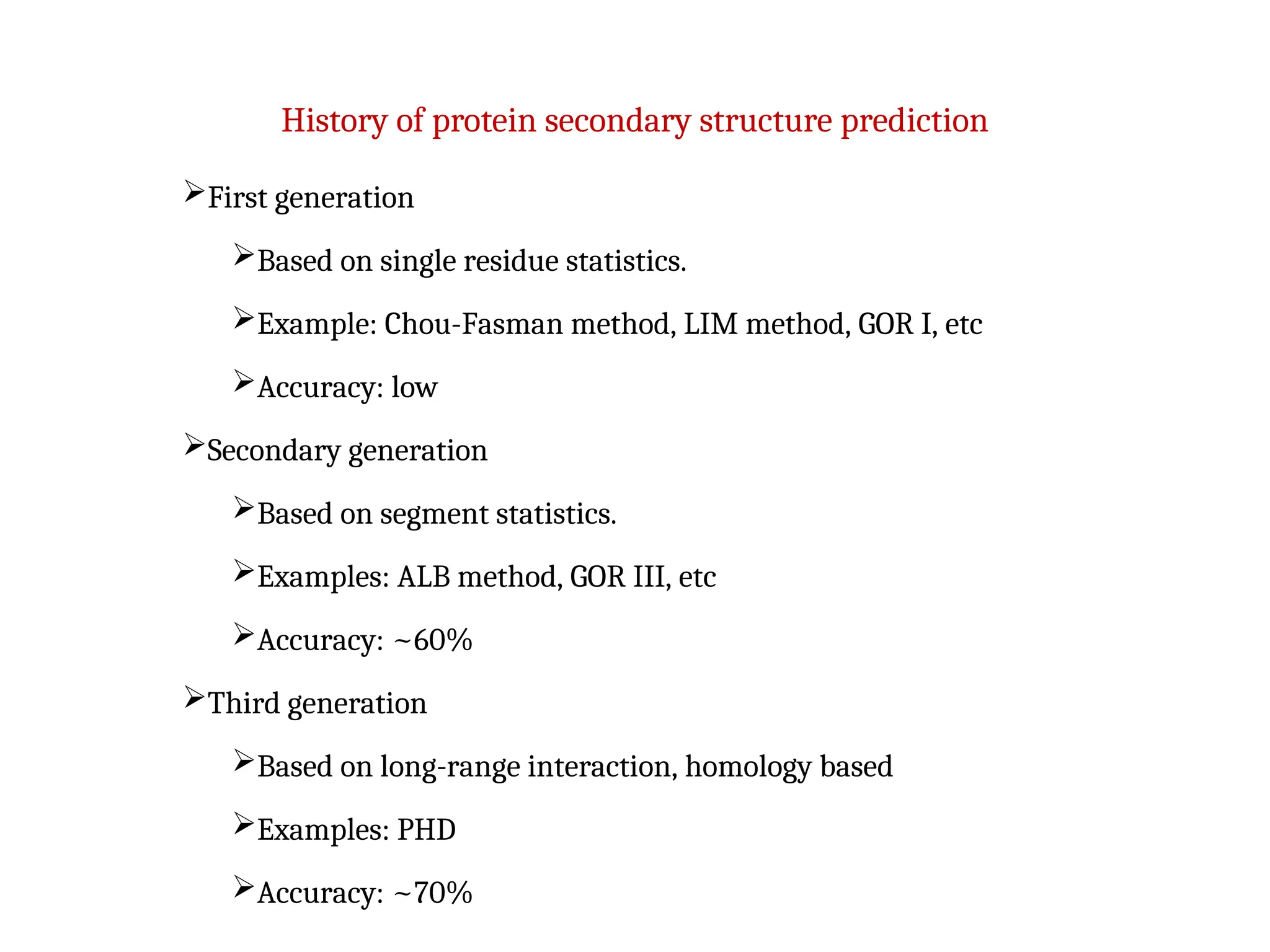 protein structure prediction in bioinformatics.ppt