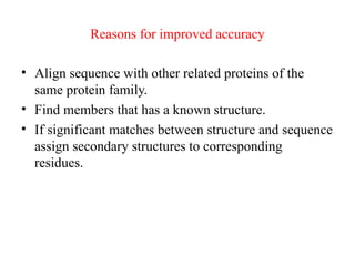 protein structure prediction in bioinformatics.ppt | Chemistry | Science