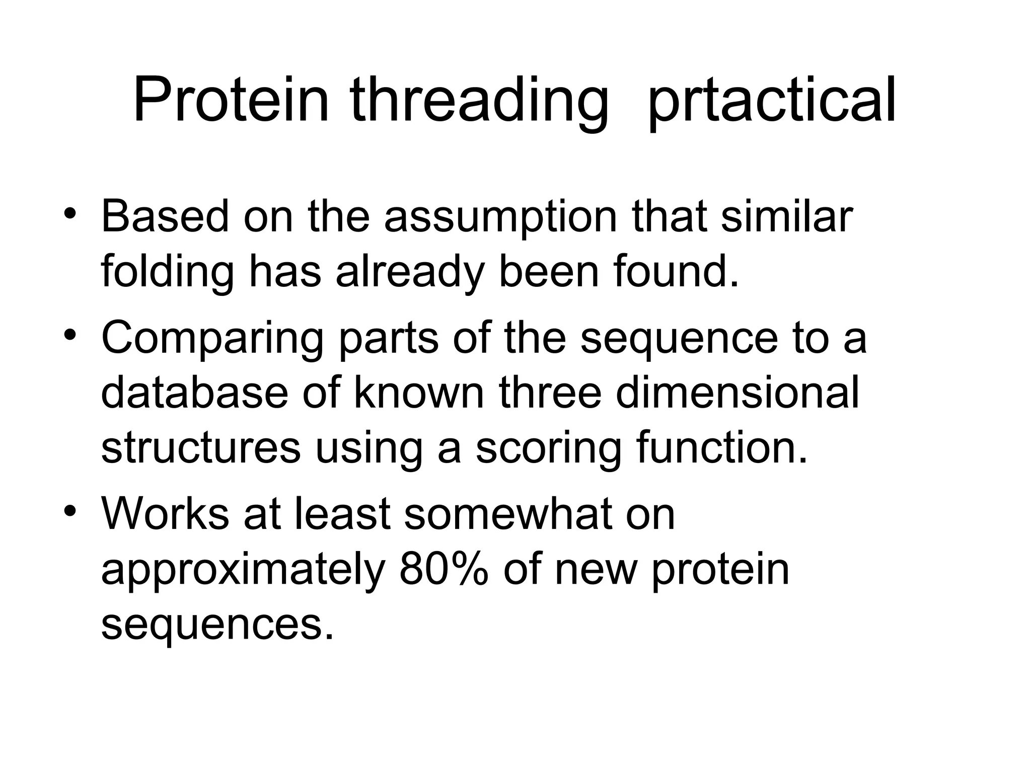 Protein Structure Prediction 1 Ppt