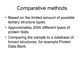 Protein structure prediction (1) | PPT
