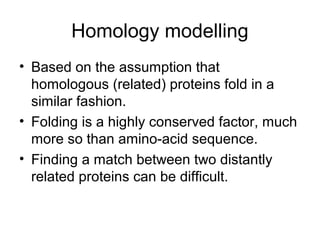Protein structure prediction (1) | PPT