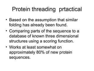 Protein structure prediction (1) | PPT