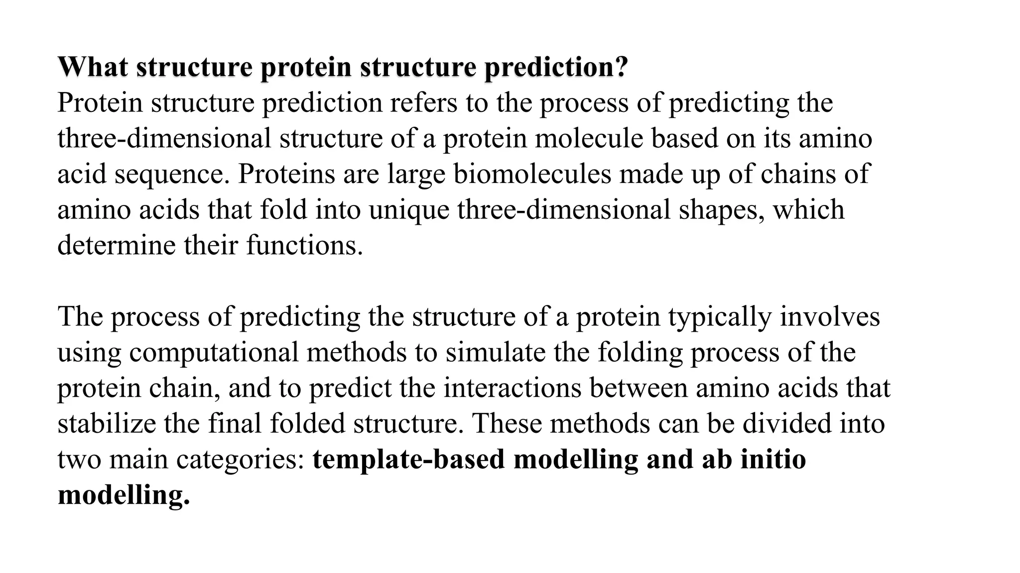 Protein Structure Prediction Primary Structure Analysis Pptx
