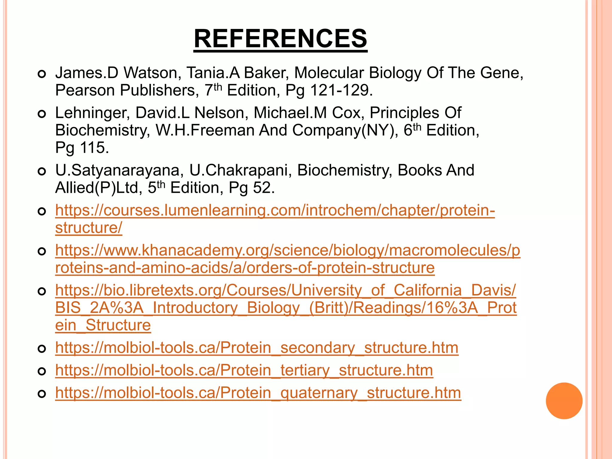 Protein Structures | PPTX