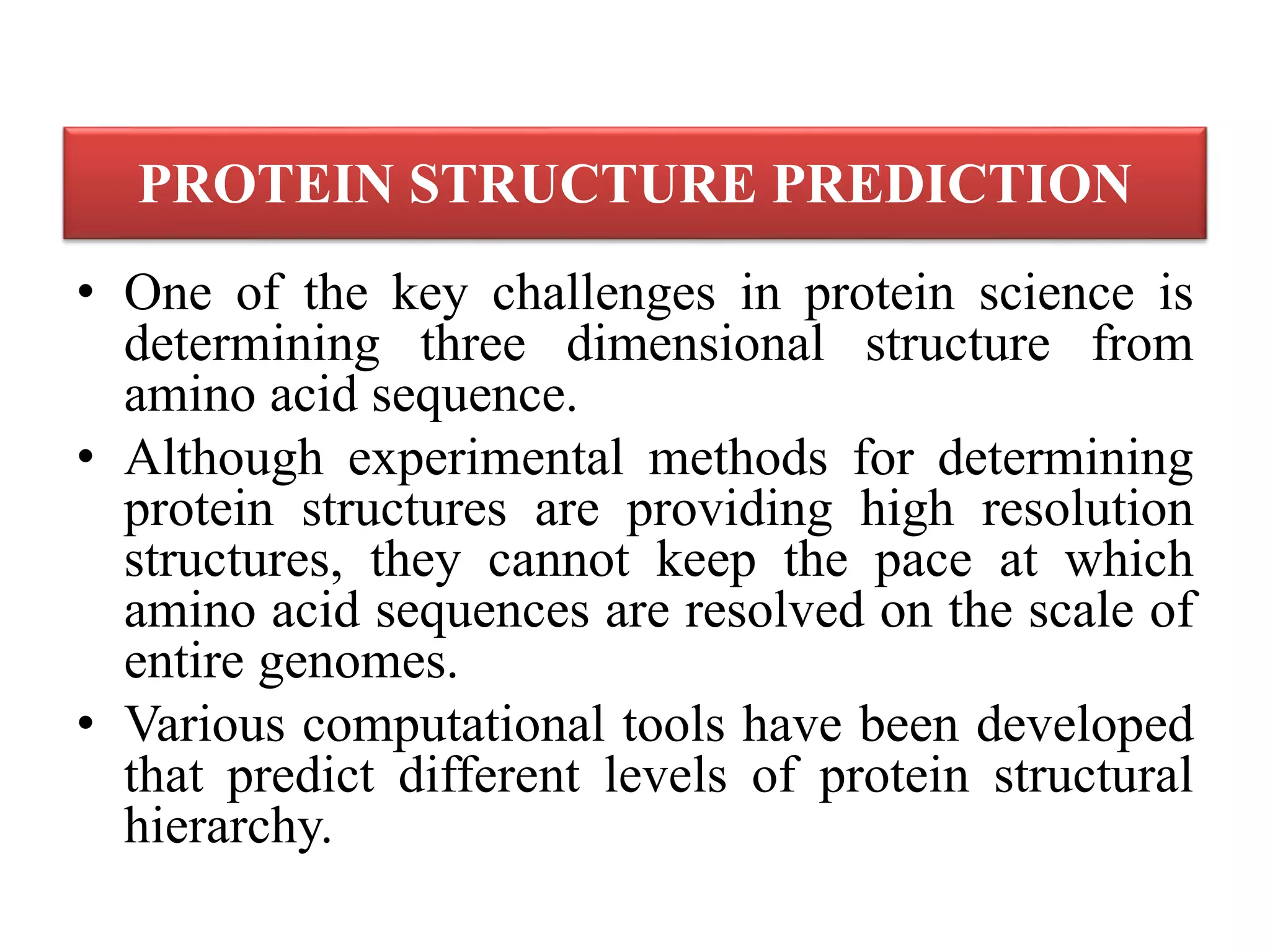 Protein strucutre prediction | PPT