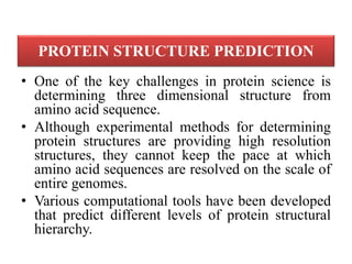 Protein strucutre prediction | PPTX