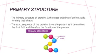 proteins with its detailed structures.pptx