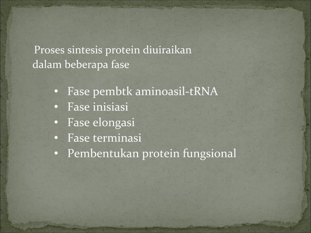 Protein Synthesis | PPT