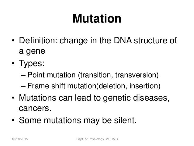 Mutation Definition