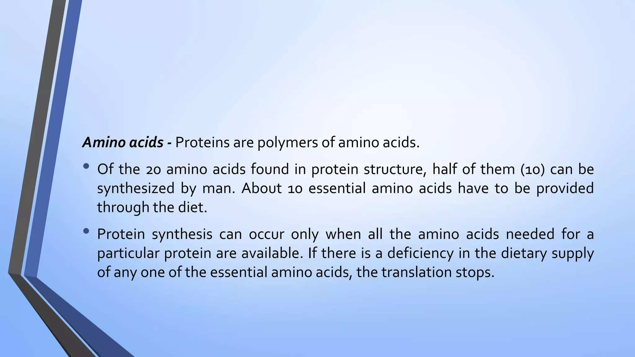 PROTEIN SYNTHESIS IN EUKARYOTES.pptx | Biological Sciences | Science