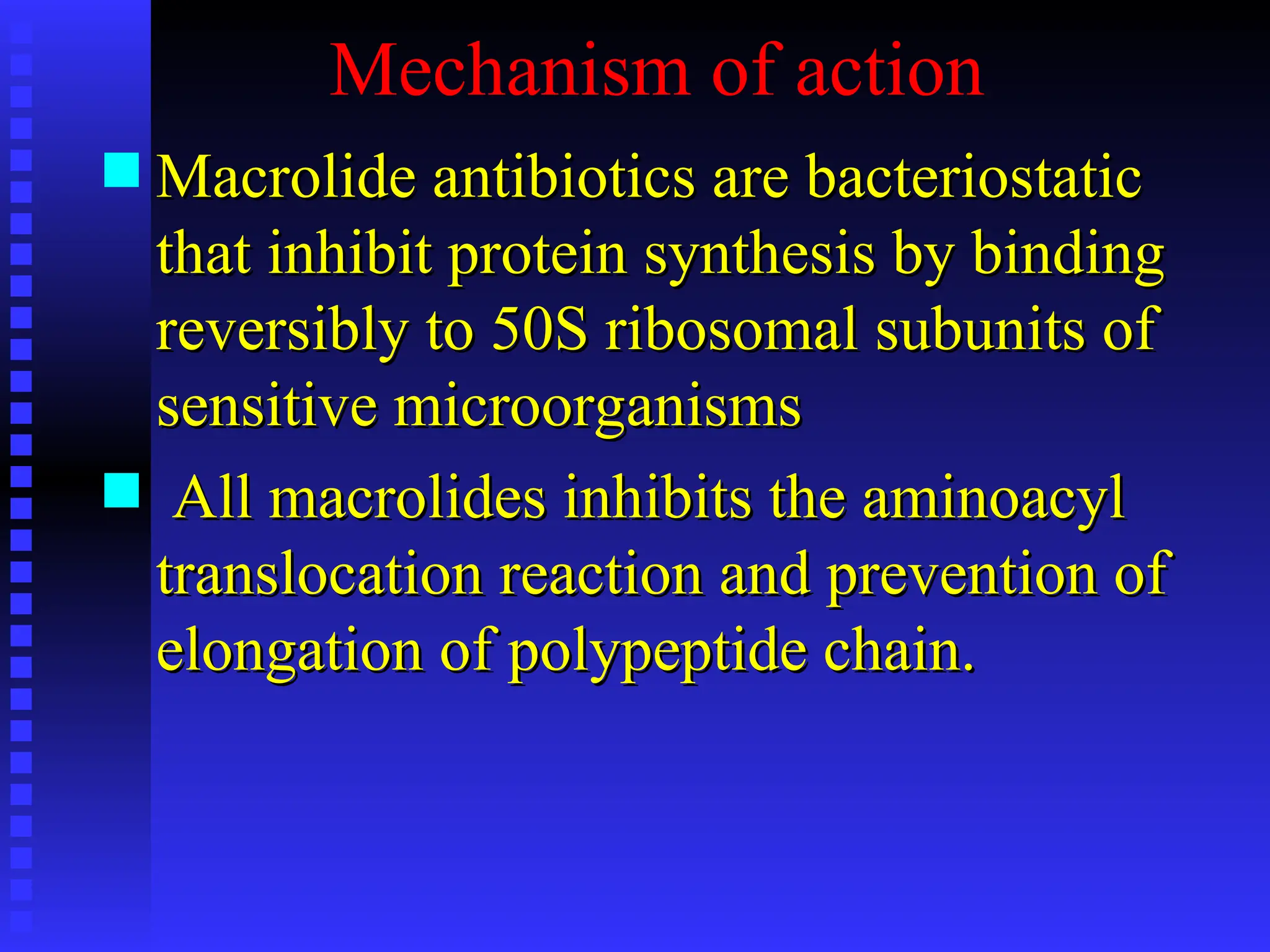 Protein Synthesis Inhibitors dfwr qwr qw | PPT