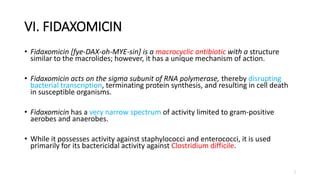 Pharmacology -Protein synthesis inhibitors 2 | PDF
