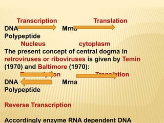 Molecular basis of inheritance-Protein synthesis part 1 ...