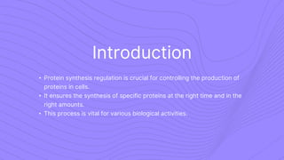 Protein Synthesis Regulation in Prokaryotes.pptx