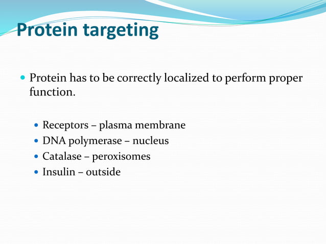 Protein targeting.pptx