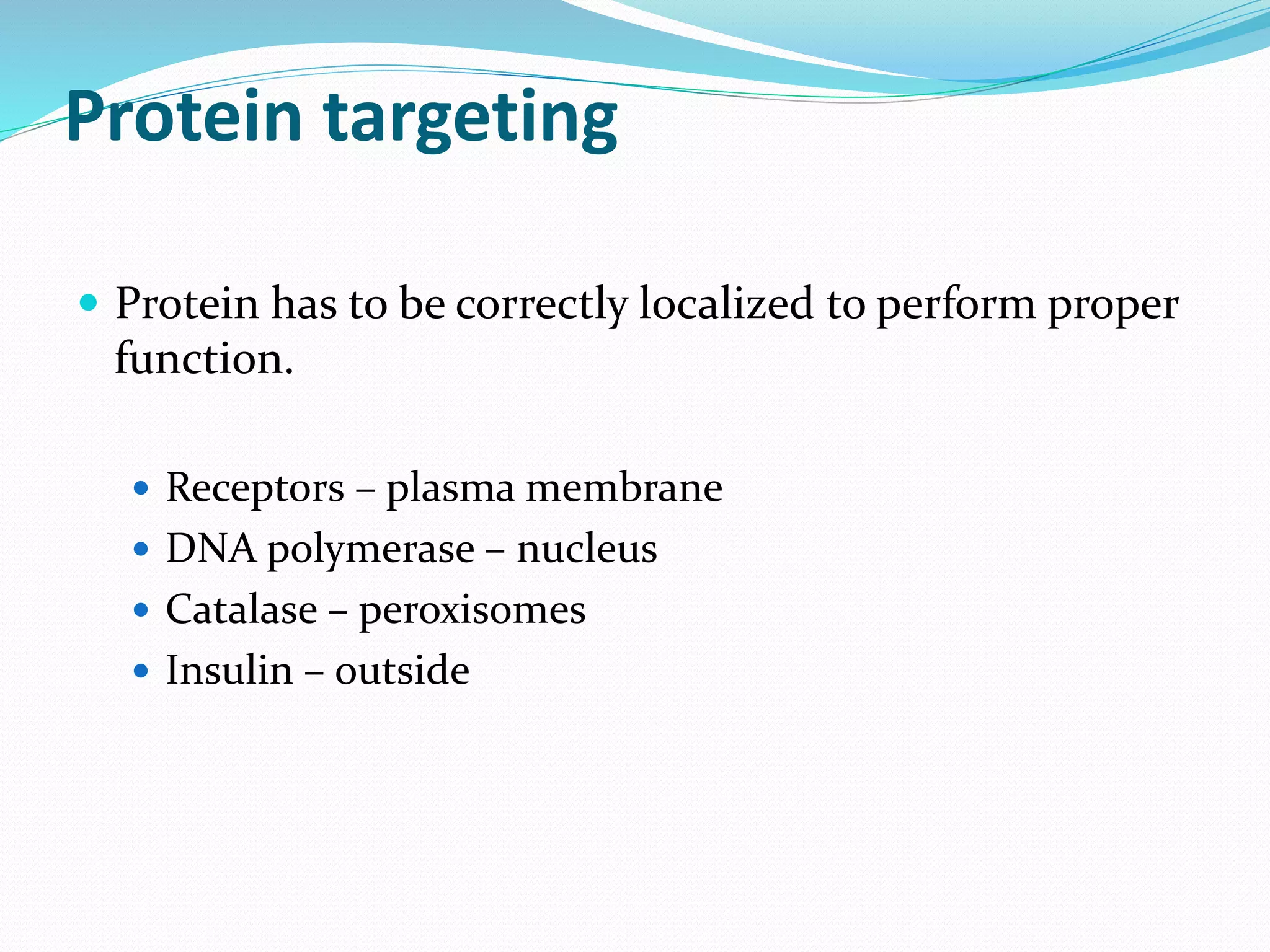 Protein targeting.pptx