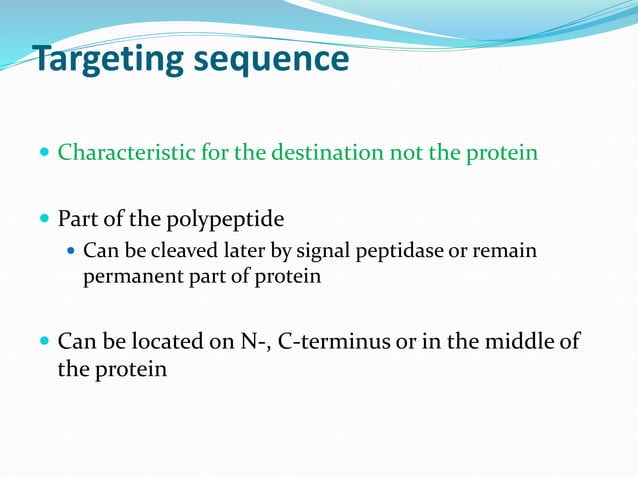 Protein targeting.pptx