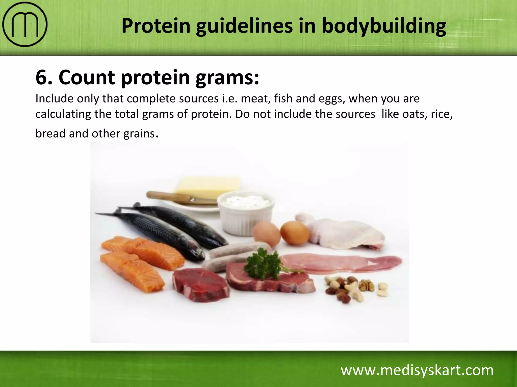 Protein Tips and Guidelines in Bodybuilding | PPT