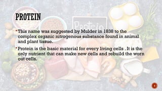 protein unit 3.pptx bsc nursing 2nd semester | PPTX