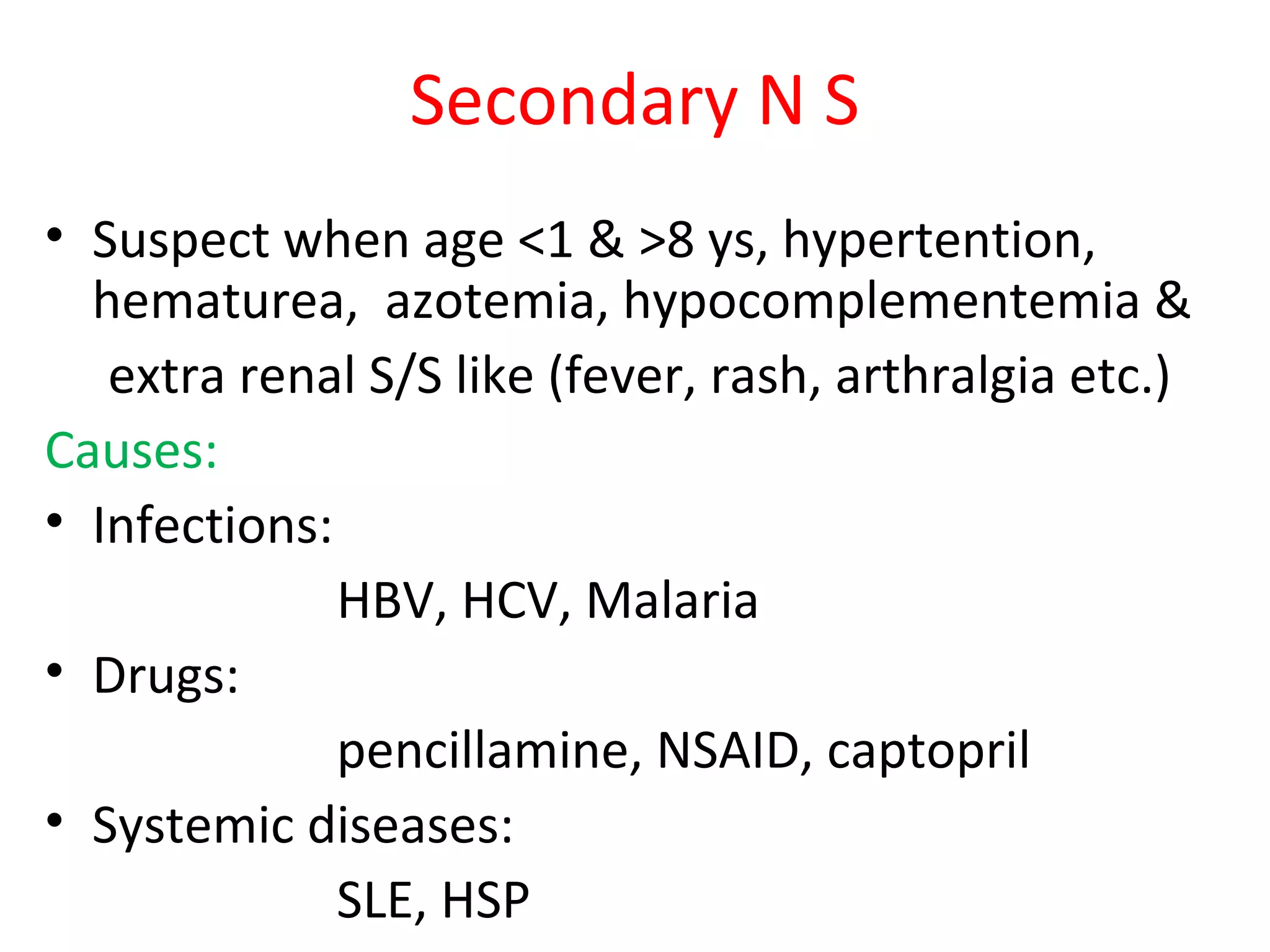 Proteinurea & nephrotic syndrome | PPT