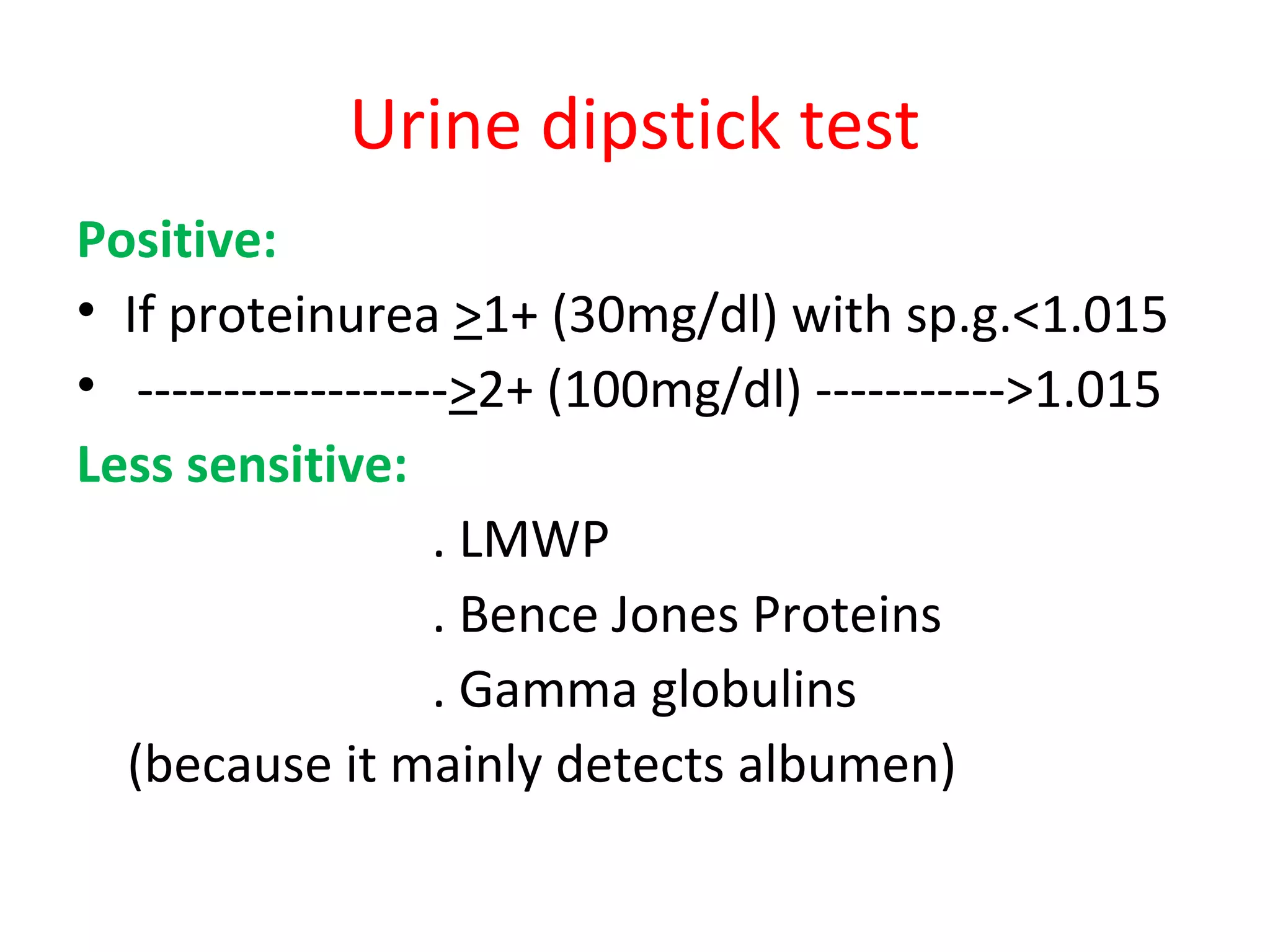 Proteinurea & nephrotic syndrome | PPT