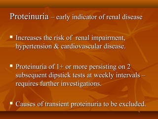 Proteinuria | PPT