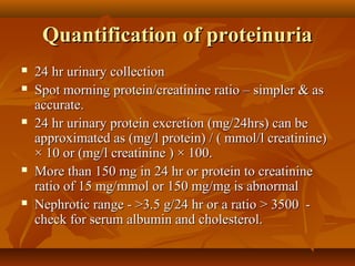 Proteinuria | PPT