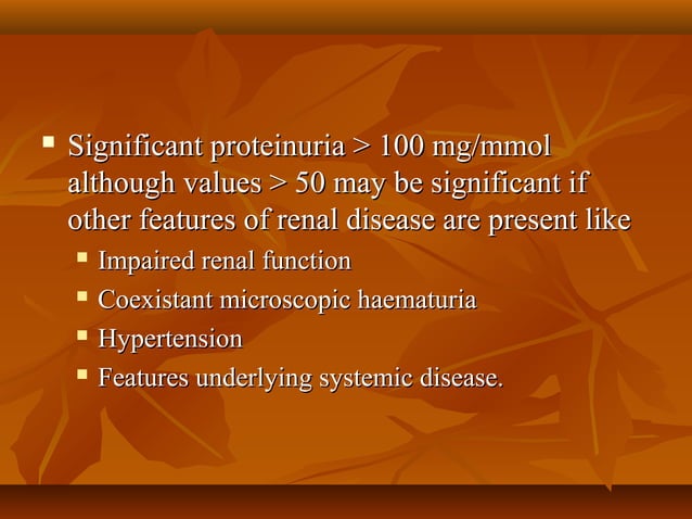 Proteinuria | PPT