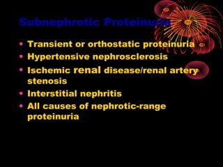 Proteinuria | PPT