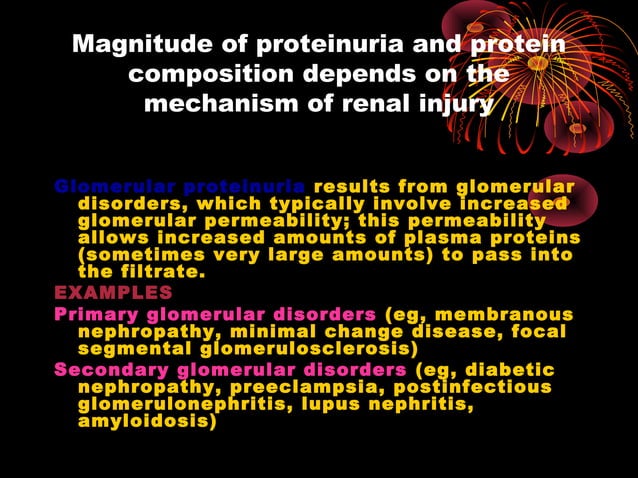 Proteinuria | PPT | Blood Disorders | Diseases and Conditions