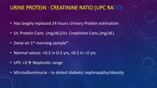 Proteinuria | PPTX