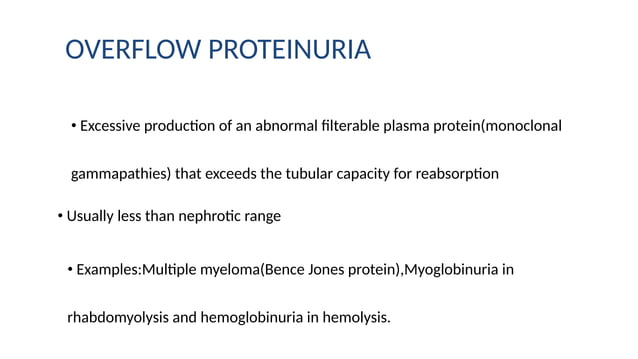 proteinuria presentation how on approach.pptx | Blood Disorders ...