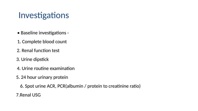 proteinuria presentation how on approach.pptx | Blood Disorders ...