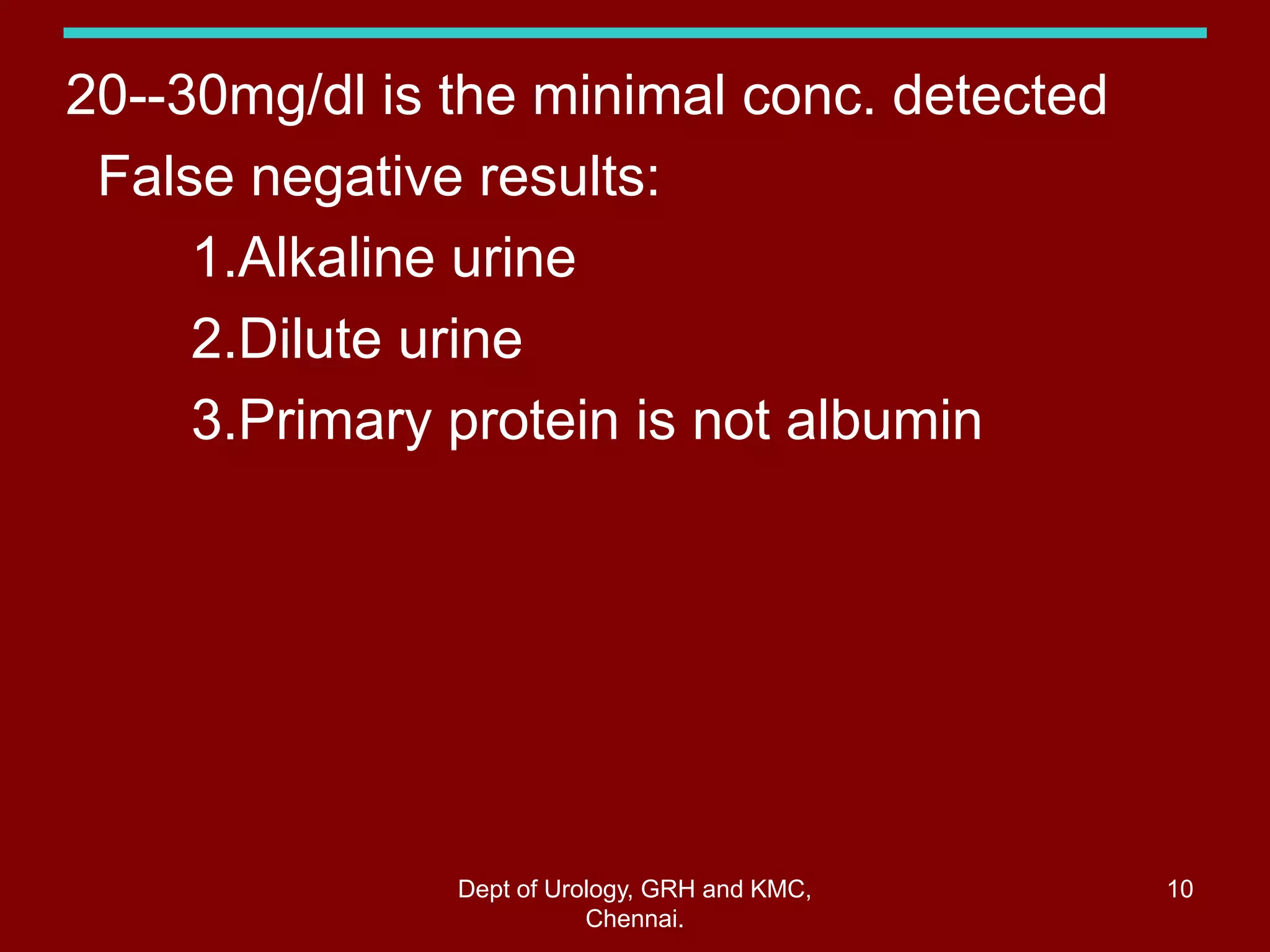 Proteinuria | PDF
