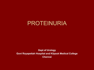 Proteinuria | PDF