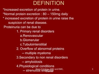 Proteinuria | PDF