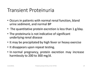Proteinuria dr onu em | PPT