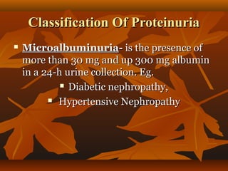 Proteinuria how to approach | PPT