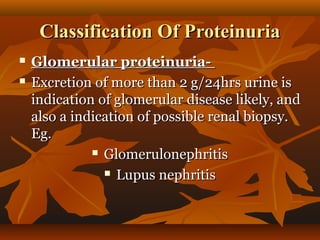 Proteinuria how to approach | PPT