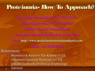 Proteinuria how to approach final | PPT | Blood Disorders | Diseases ...