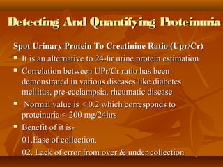 Proteinuria how to approach final | PPT | Blood Disorders | Diseases ...