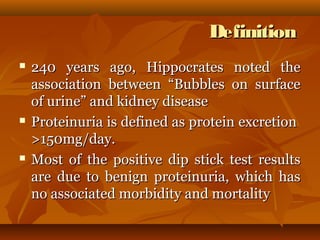 Proteinuria how to approach final | PPT