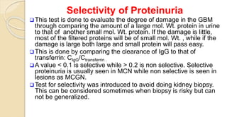 Proteinuria sobh | PPTX | Blood Disorders | Diseases and Conditions
