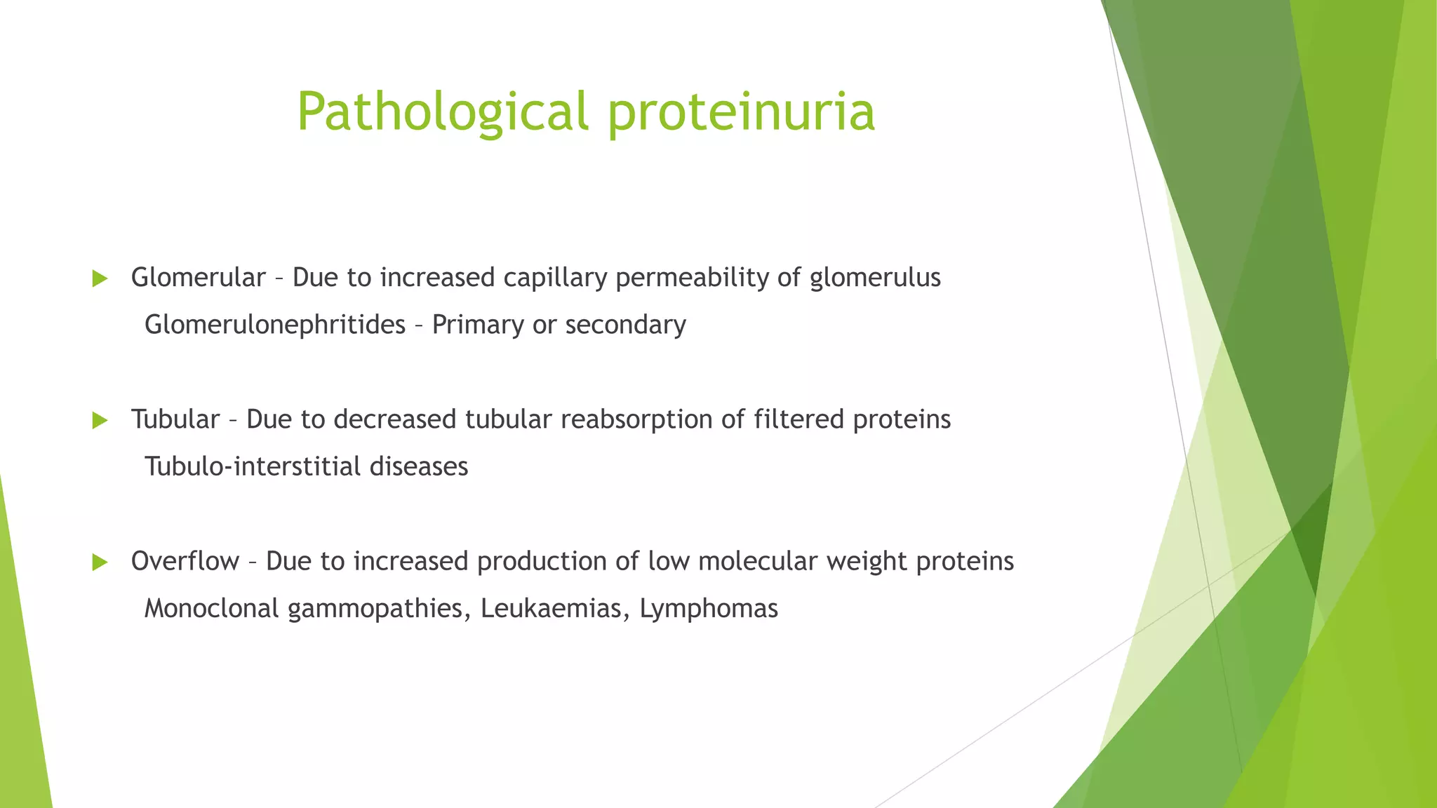 Proteinuria in adults | PPTX