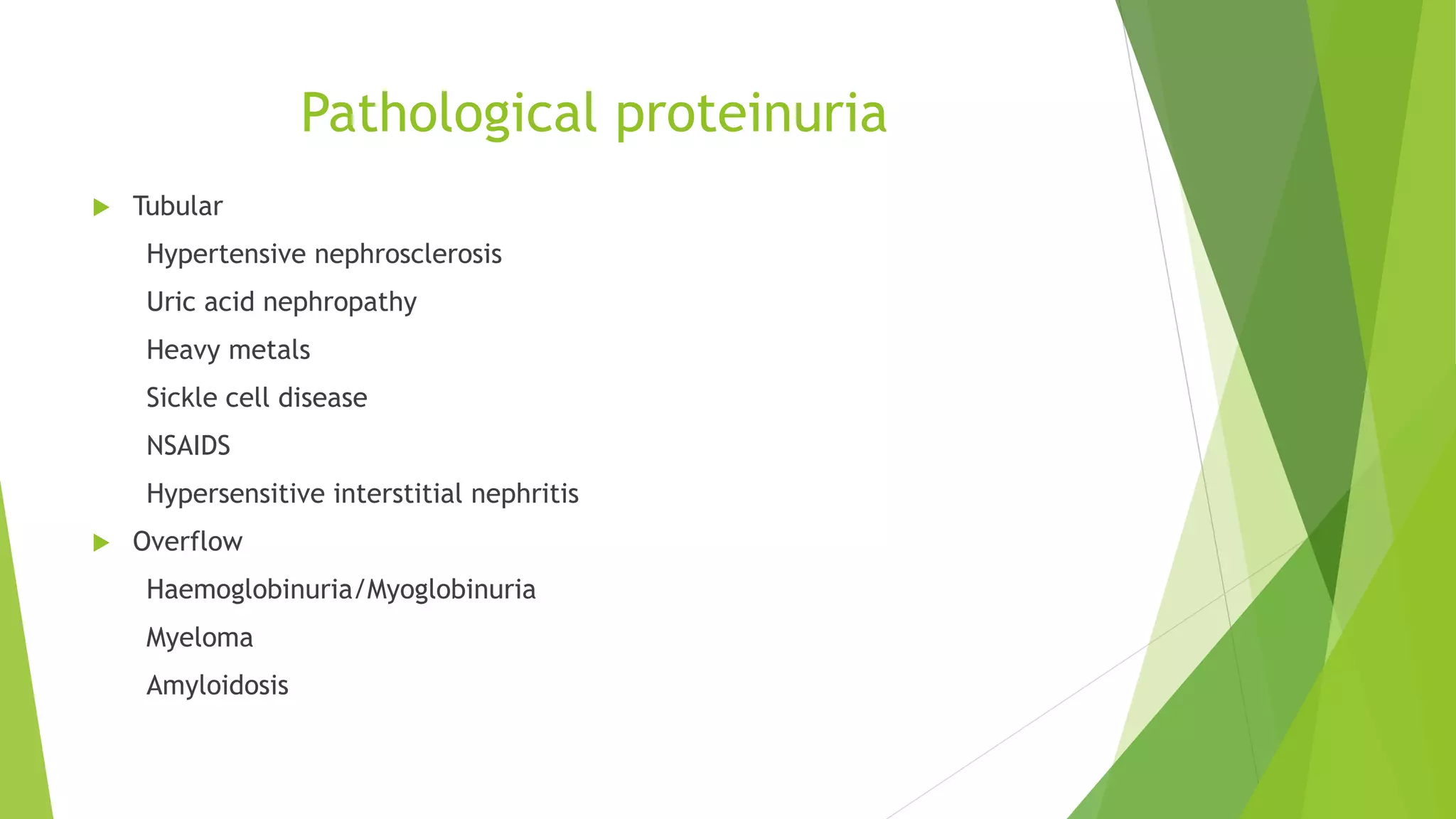 Proteinuria in adults | PPTX