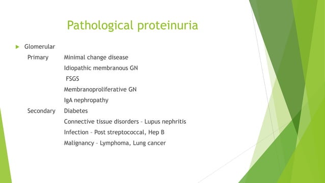 Proteinuria in adults | PPTX | Blood Disorders | Diseases and Conditions