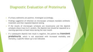 Proteinuria in adults | PPTX