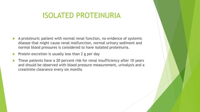 Proteinuria in adults | PPTX | Blood Disorders | Diseases and Conditions