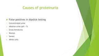 Proteinuria in adults | PPT