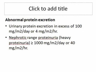Proteinuria & Nephrotic Syndrome for.pptx